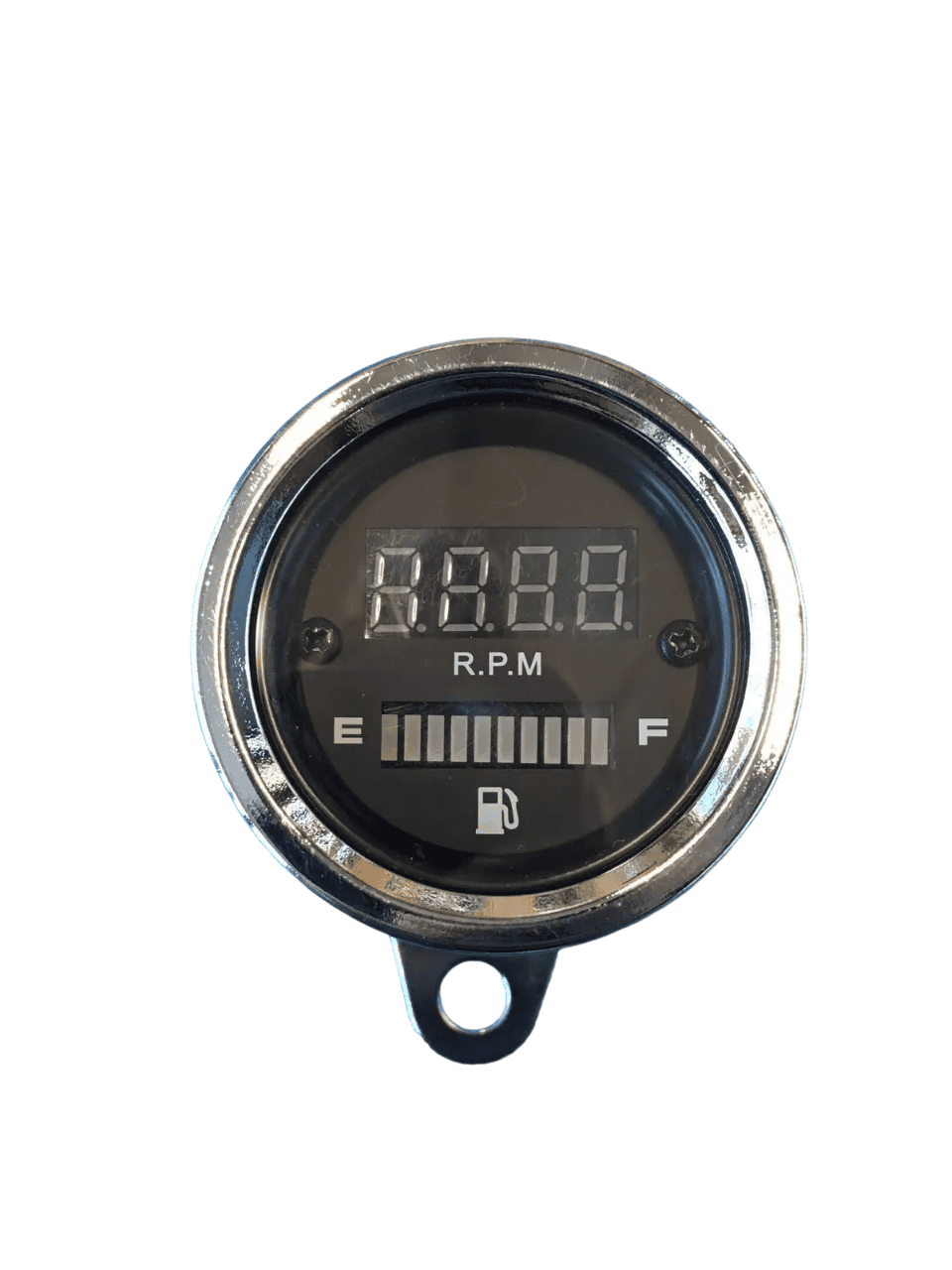 Buy Online Chrome digital rev counter for Cafe Racer with fuel warning ...